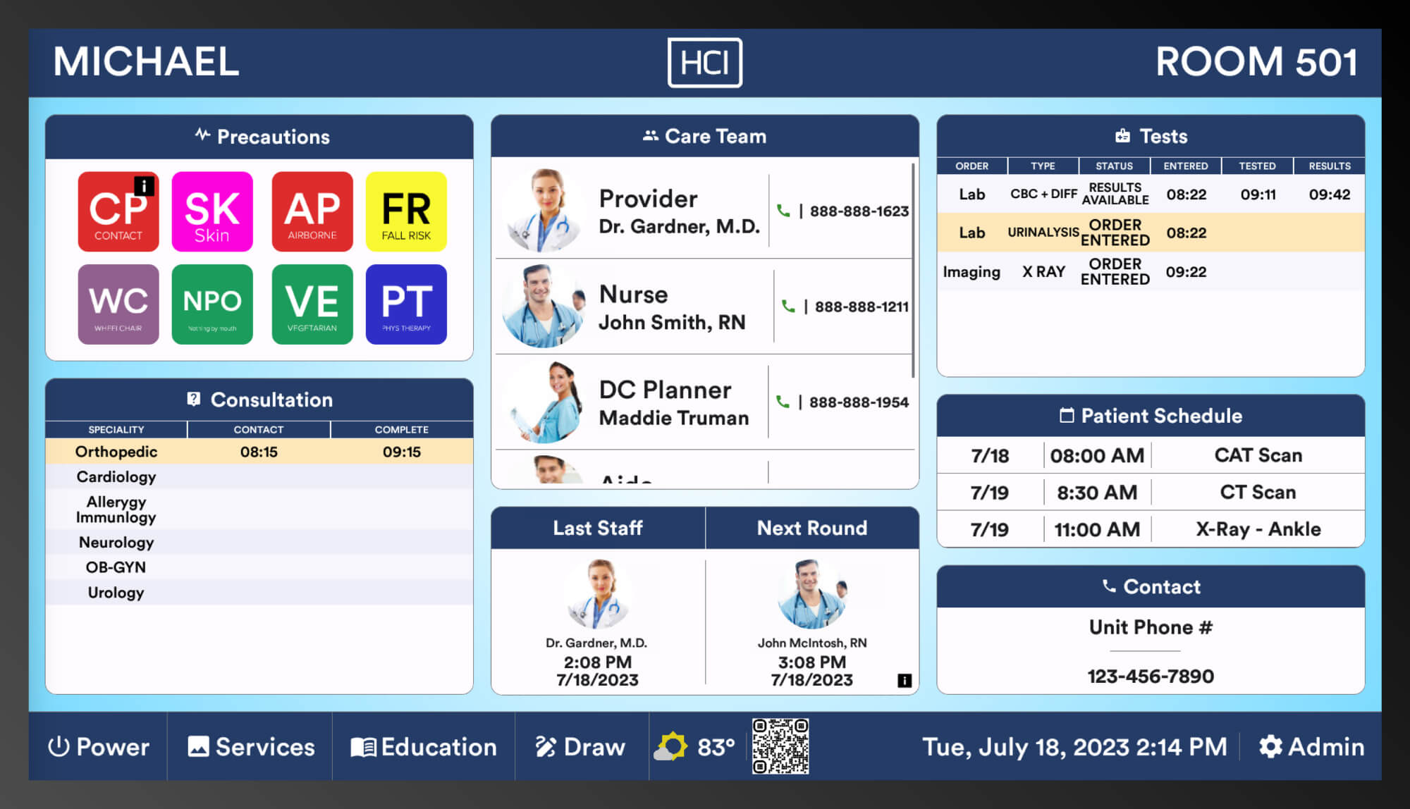 Digital Whiteboards Transform Patient Care – HCI