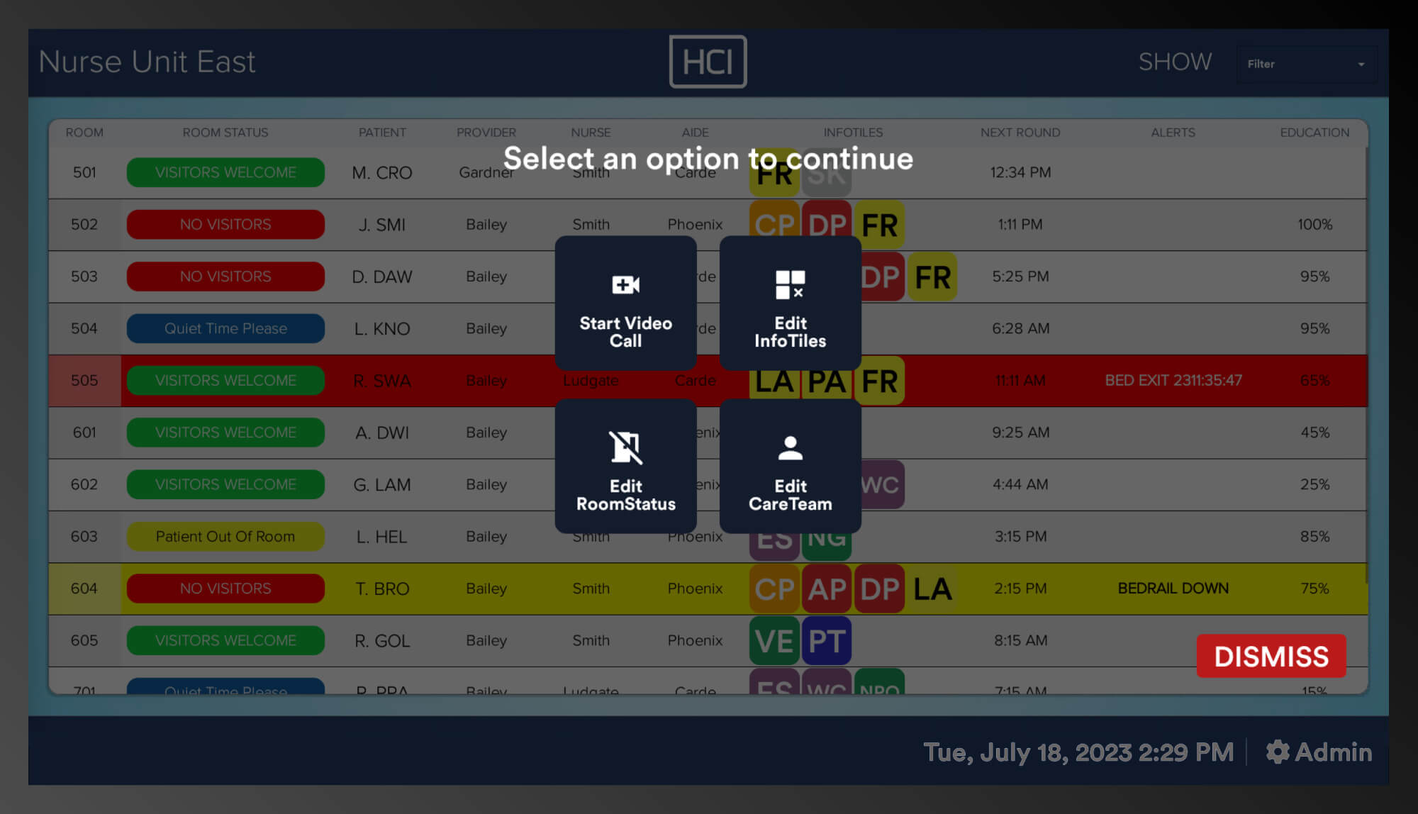 Interactive Unit Whiteboard Optimizes Patient Monitoring – HCI