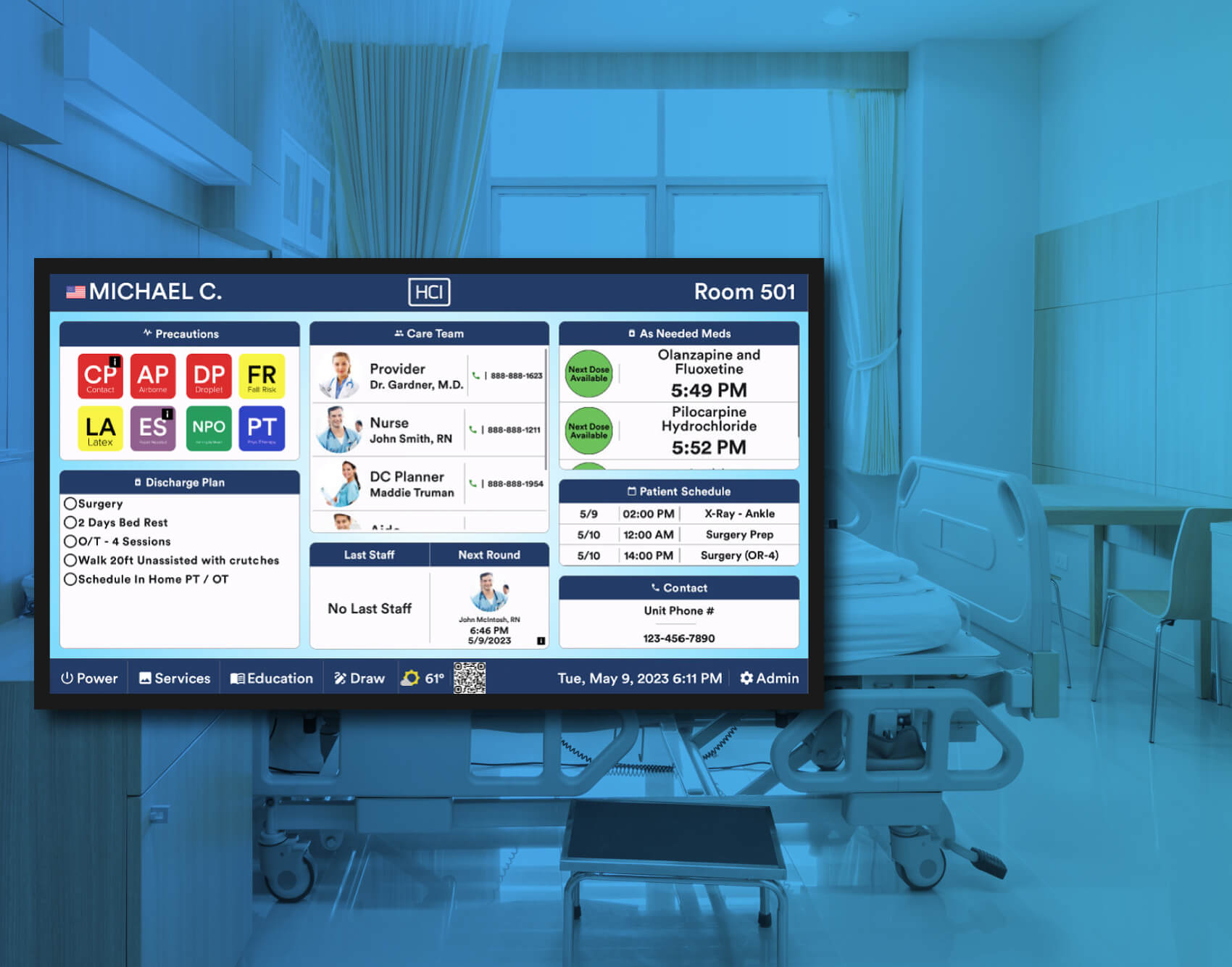 Digital Whiteboards Transform Patient Care – HCI